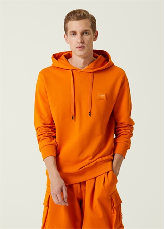 Dolce&Gabbana Erkek Turuncu Kapüşonlu Sweatshirt 54 IT Dolce&Gabbana Erkek Turuncu Kapüşonlu Sweatshirt 54 IT