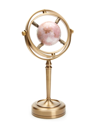 OBJET DE CURIOSITE Rhodonite Taşlı Obje Pembe OBJET DE CURIOSITE Rhodonite Taşlı Obje Pembe