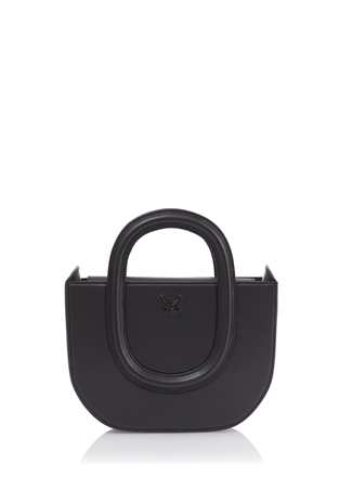 Qimu Kadın Qaila Siyah Vegan Elma Derisi El Çantası EU Qimu Kadın Qaila Siyah Vegan Elma Derisi El Çantası EU