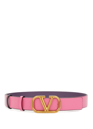 Valentino Garavani Kadın KEMER Pembe 80 EU Valentino Garavani Kadın KEMER Pembe 80 EU