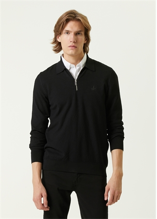 Beymen Club Erkek Siyah Polo Yaka Diyagonal Jakarlı Logolu Triko S Beymen Club Erkek Siyah Polo Yaka Diyagonal Jakarlı Logolu Triko S