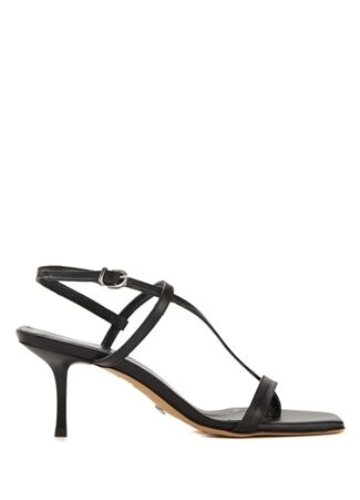 George Hogg Kadın Siyah Deri Sandalet 36 EU