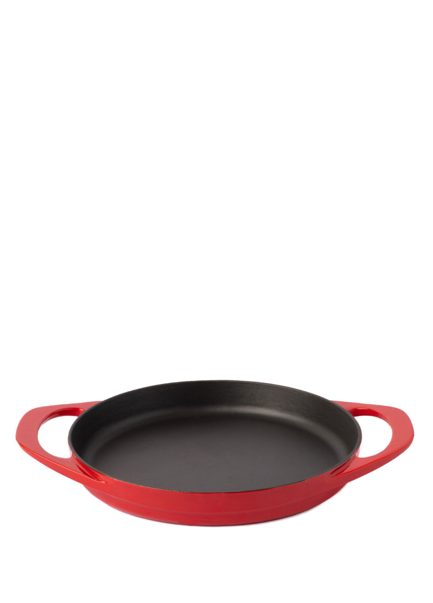 Pot Art - Kırmızı Demir Döküm Sahan Tava 22 cm - Kırmızı