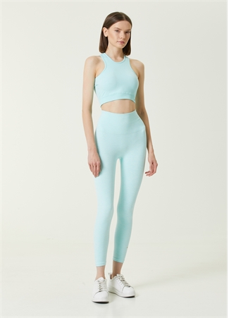 Jerf Kadın Palmi Turkuaz Yüksek Bel Tayt Mavi XS EU Jerf Kadın Palmi Turkuaz Yüksek Bel Tayt Mavi XS EU