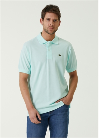 Lacoste Erkek Yeşil Logo Detaylı Polo Yaka T-shirt S EU