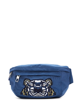 Kenzo Erkek Mavi Logo Nakışlı Bel Çantası Eu Kenzo Erkek Mavi Logo Nakışlı Bel Çantası Eu