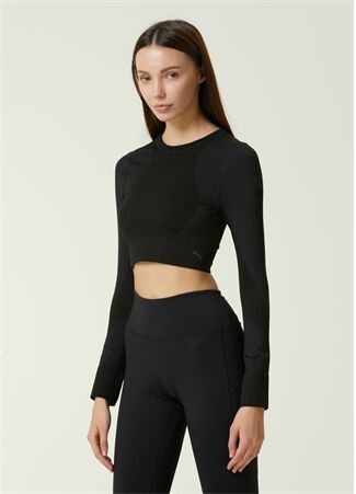 Puma Kadın Siyah Dikişsiz Uzun Kol T-shirt L EU