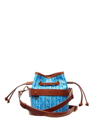 Manc Kadın Mary Jane Desenli Vegan Deri Omuz Çantası Mavi Eu Manc Kadın Mary Jane Desenli Vegan Deri Omuz Çantası Mavi Eu