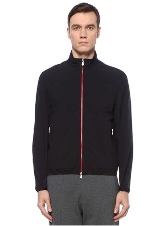 Brunello Cucinelli Erkek Lacivert Dik Yaka Mont 52 IT