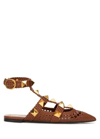 Valentino Garavani Kadın Taba Babet Turuncu 36 EU Valentino Garavani Kadın Taba Babet Turuncu 36 EU