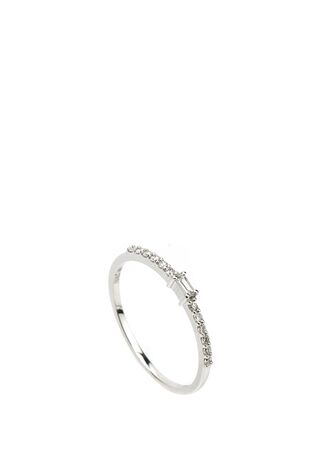 Collection Kadın Pırlantalı Altın Rengi Yüzük EU