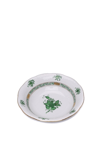 Herend Apponyi Yeşil Yaprak Desenli 17 cm Porselen Kase Herend Apponyi Yeşil Yaprak Desenli 17 cm Porselen Kase