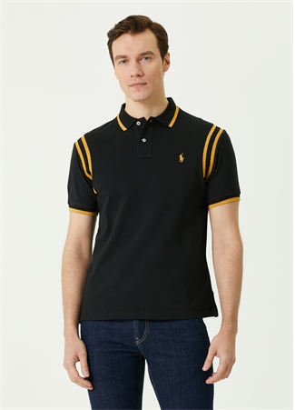 Polo Ralph Lauren Erkek Custom Slim Fit Siyah Yaka Logolu T-shirt S EU Polo Ralph Lauren Erkek Custom Slim Fit Siyah Yaka Logolu T-shirt S EU