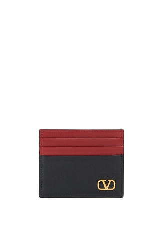 Valentino Garavani Erkek Colorblocked Logolu Deri Kartlık Kırmızı Eu Valentino Garavani Erkek Colorblocked Logolu Deri Kartlık Kırmızı Eu