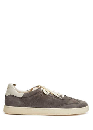 Officine Creative Erkek Antrasit Logolu Deri Sneaker Gri 40.5 Eu Officine Creative Erkek Antrasit Logolu Deri Sneaker Gri 40.5 Eu