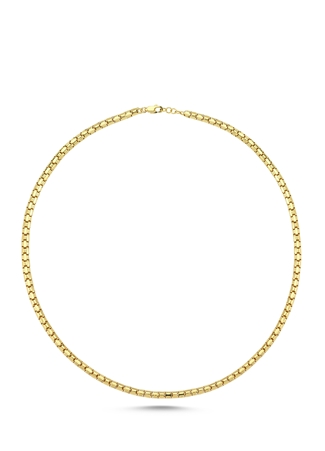 Collection-Selda Jewellery Kadın Zincir Formlu Altın Rengi Kolye EU Collection-Selda Jewellery Kadın Zincir Formlu Altın Rengi Kolye EU