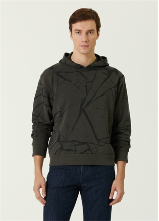 Z Zegna Erkek Use The Existing Yeşil Kapüşonlu Sweatshirt L IT