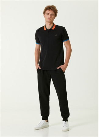 Beymen Club Erkek Siyah Beli Kordonlu Jogger Eşofman Altı S EU Beymen Club Erkek Siyah Beli Kordonlu Jogger Eşofman Altı S EU