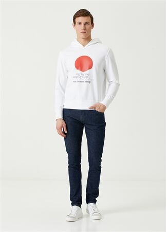 Isaia Erkek Lacivert Jean Pantolon 32 US