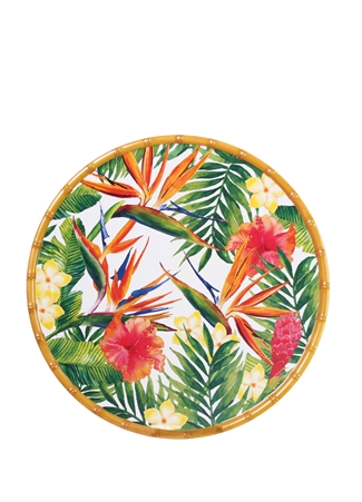 Les Jardins de Comptesse Exotic Karışık Desenli Melamin Supla Çok Renkli Les Jardins de Comptesse Exotic Karışık Desenli Melamin Supla Çok Renkli