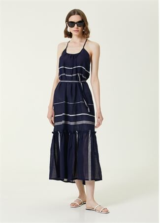 Lem Kadın Kaftan Lacivert Xs Eu