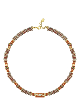 Berrin Özkan Kadın Amaour Kırmızı Boncuklu Kolye EU Berrin Özkan Kadın Amaour Kırmızı Boncuklu Kolye EU