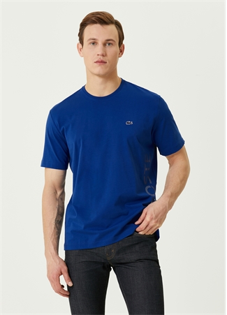 Lacoste Erkek Relaxed Fit Saks Logolu T-shirt Mavi M Eu Lacoste Erkek Relaxed Fit Saks Logolu T-shirt Mavi M Eu