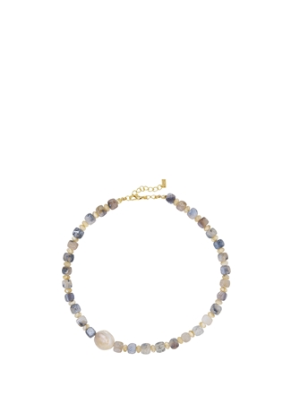 Sol By Studio Kadın Mavi Boncuklu Kolye EU Sol By Studio Kadın Mavi Boncuklu Kolye EU