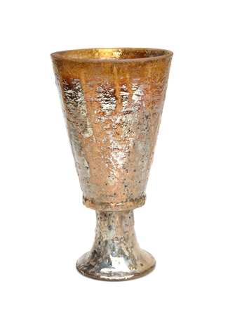 Atilla Çakır Gold Desenli Kadeh Çok Renkli