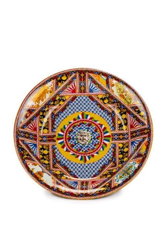 Lamart Rosalia Colorblocked Porselen Servis Tabağı Çok Renkli Lamart Rosalia Colorblocked Porselen Servis Tabağı Çok Renkli