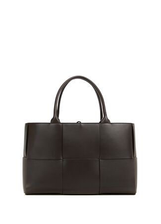 Bottega Veneta Kadın Arco Kahverengi Deri Çanta EU