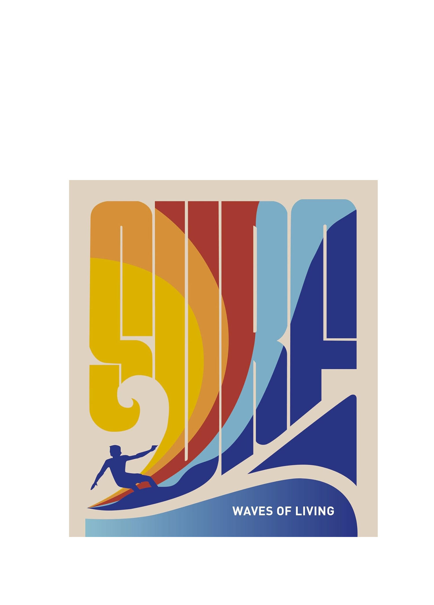 New Mags - Surf - Waves of Living - Çok Renkli