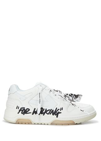 Off-White Erkek Out Of Office Beyaz Deri Sneaker 42 EU