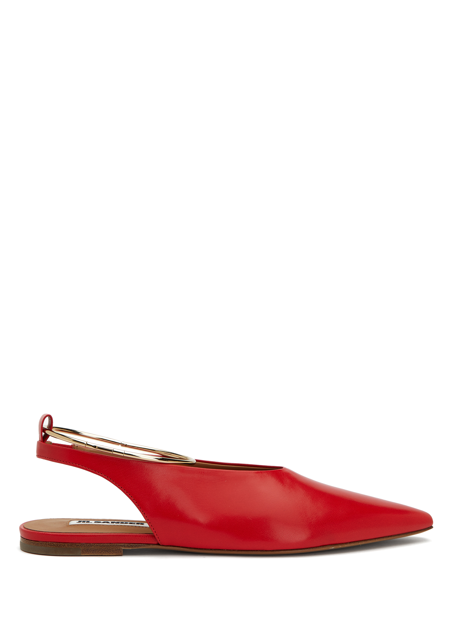 Jil Sander Kırmızı Kadın Kırmızı Deri Babet 1879568 | Beymen