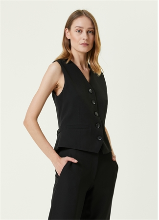 Muse For All Kadın Olivia Siyah Krep Yelek 34 EU Muse For All Kadın Olivia Siyah Krep Yelek 34 EU