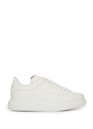 Alexander McQueen Kadın Oversize Beyaz Logolu Deri Sneaker 35 EU Alexander McQueen Kadın Oversize Beyaz Logolu Deri Sneaker 35 EU