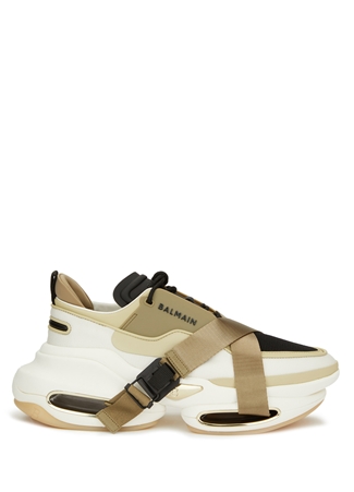 Balmain Erkek B Bold Haki Beyaz Sneaker 42 EU Balmain Erkek B Bold Haki Beyaz Sneaker 42 EU
