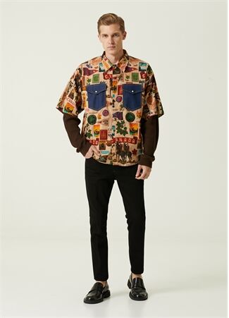 Dsquared2 Erkek Siyah Dar Paça Jean Pantolon 46 IT