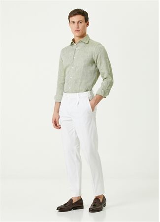 Pal Zileri Erkek Beyaz Pantolon 54 IT