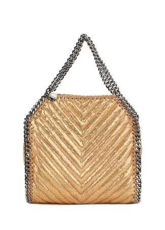 Stella McCartney Kadın Falabella Mini Gold Omuz Çantası Altın Rengi EU Stella McCartney Kadın Falabella Mini Gold Omuz Çantası Altın Rengi EU