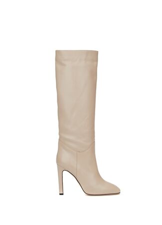 Beymen Collection Kadın Essential Taş Deri Çizme Gri 37