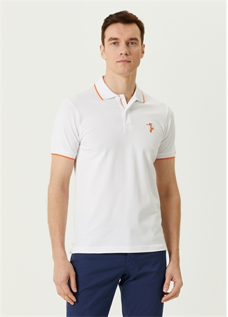 Ruck&maul Erkek Beyaz Polo Yaka Logo Nakışlı T-shirt L Eu Ruck&maul Erkek Beyaz Polo Yaka Logo Nakışlı T-shirt L Eu