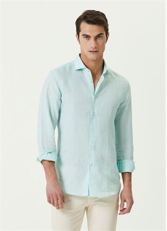 Pal Zileri Erkek Gömlek Yeşil 39 It
