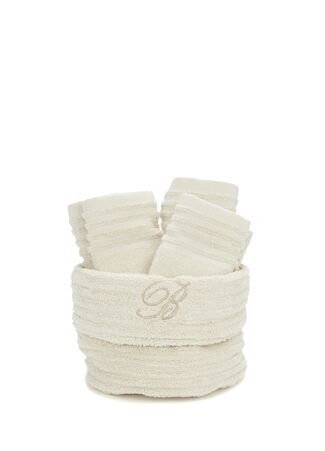 Blumarine Home Ariette 4lü Ekru Havlu Seti Bej