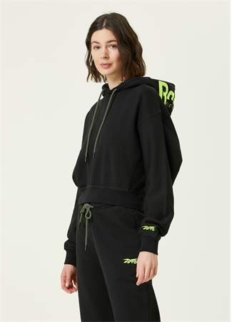 Reebok X Victoria Beckham Kadın Siyah Kapüşonlu Sweatshirt L Eu Reebok X Victoria Beckham Kadın Siyah Kapüşonlu Sweatshirt L Eu