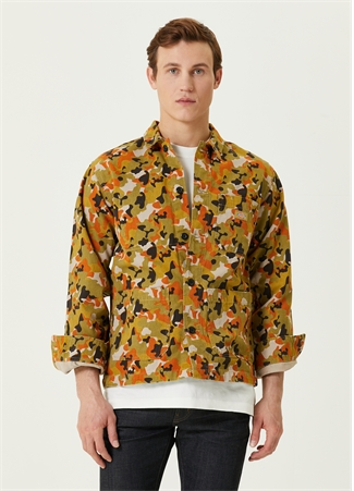 Dickies Erkek Artondale Haki Kamuflaj Desenli Gömlek L Eu