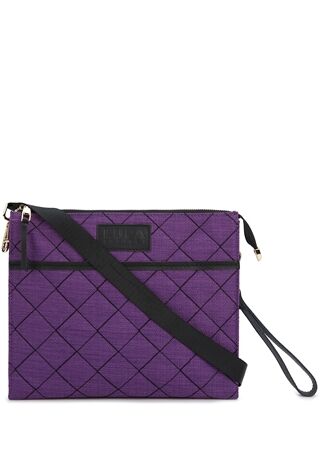 Lupa Project Kadın Naaz Mor Kapitoneli Omuz Çantası EU