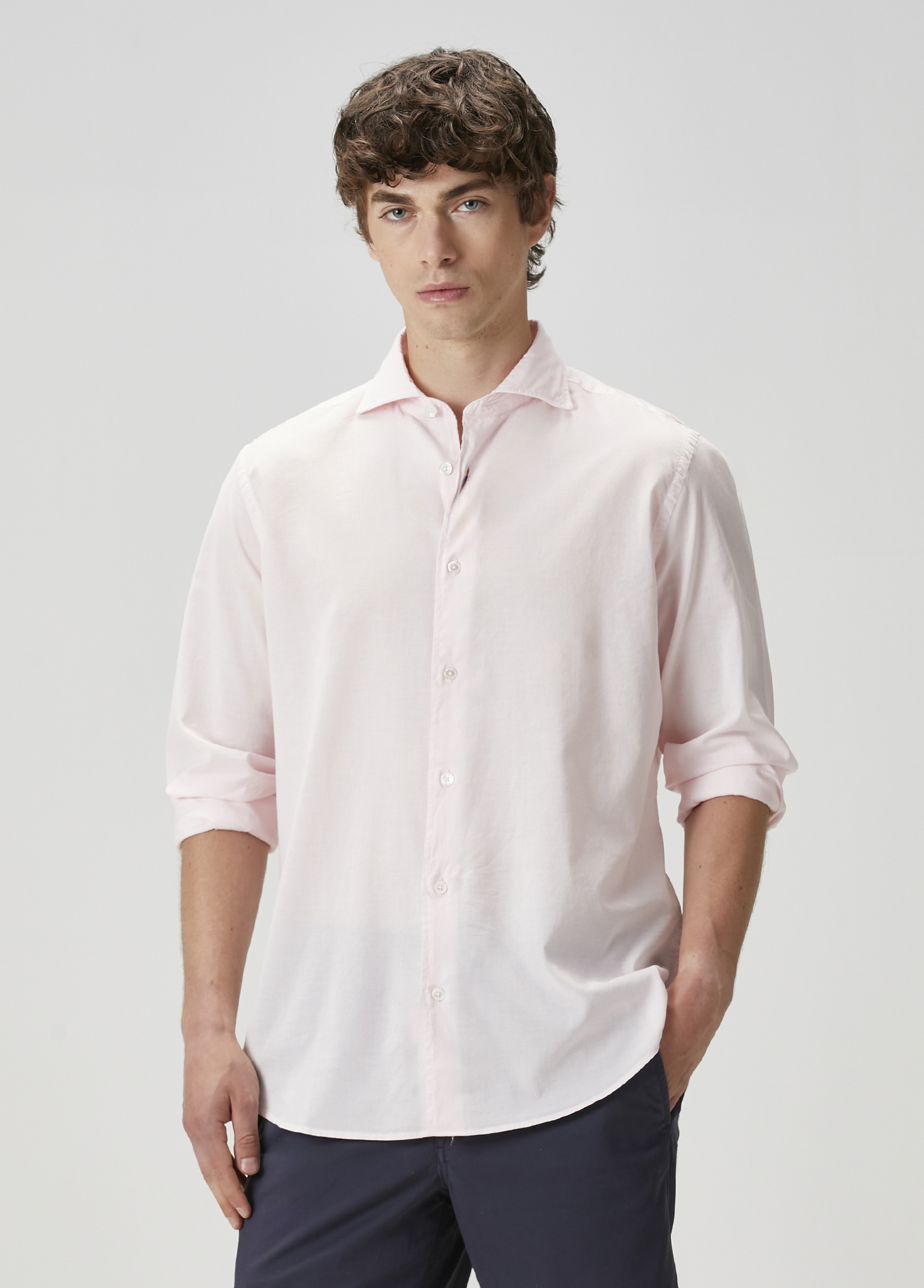 Light Pink Fedeli Light Pink Men Sean Light Pink Shirt 1714568 | Beymen