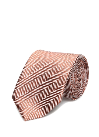 Pal Zileri Erkek Colorblocked Balıksırtı Desenli ipek Kravat Kahverengi EU Pal Zileri Erkek Colorblocked Balıksırtı Desenli ipek Kravat Kahverengi EU