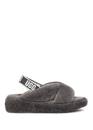 Ugg Kadın Yeah Antrasit Deri Sandalet Gri 38 EU